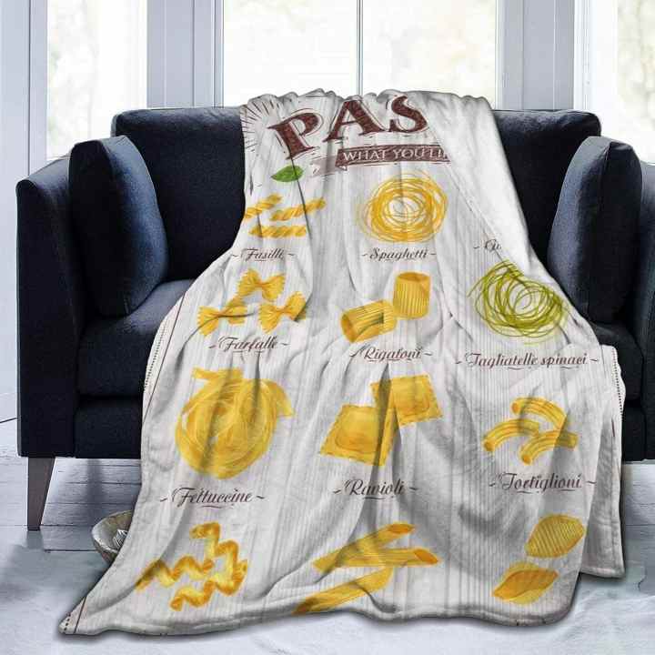 Manta de lana de tipo Pasta, manta de microforro polar ultrasuave para ...