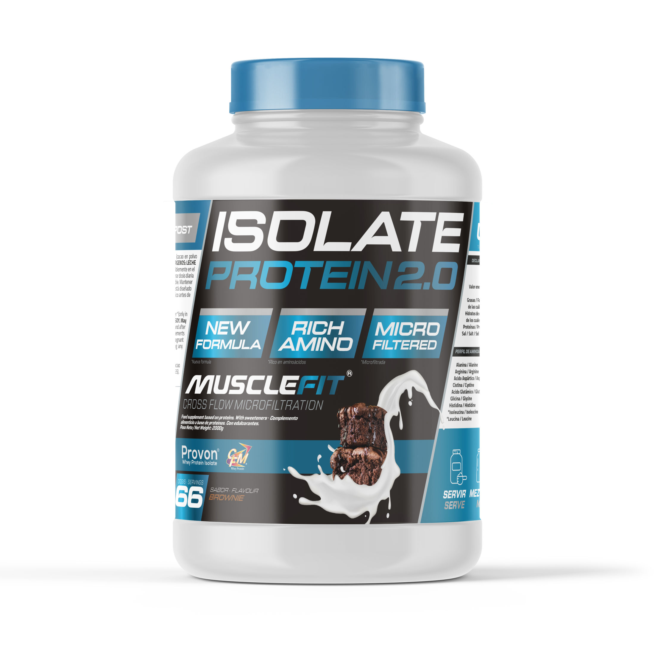 Isolate Protein CFM 2kg - MuscleFit | Proteína Isolada para Creación de ...