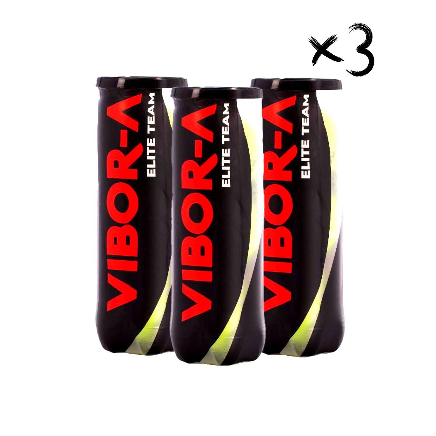 Pelotas padel Vibora packs de 3 botes vibora Elite Team. | Miravia