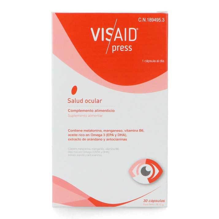 Suplementos Alimenticios para el Cuidado de la Vista Visaid Press 30 Capsulas | Miravia