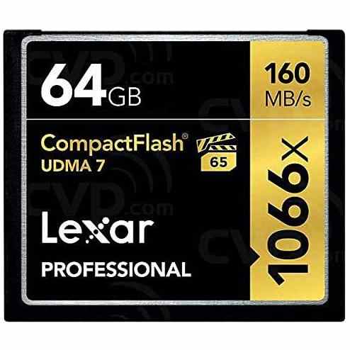 Lexar Compact Flash Card 64GB Professional 1066x | Miravia