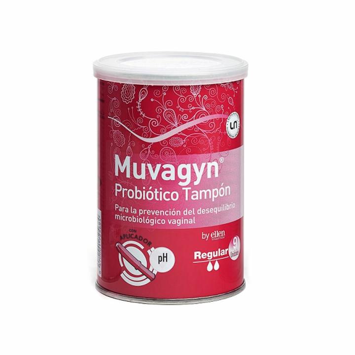Muvagyn Probiótico Tampón Regular con Aplicador 9 unidades | Miravia
