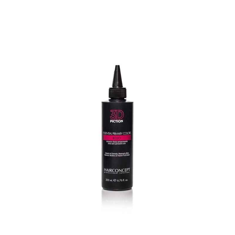 Hairconcept Piction 3D Rojo Coloración directa 200 ml HAIRCONCEPT | Miravia