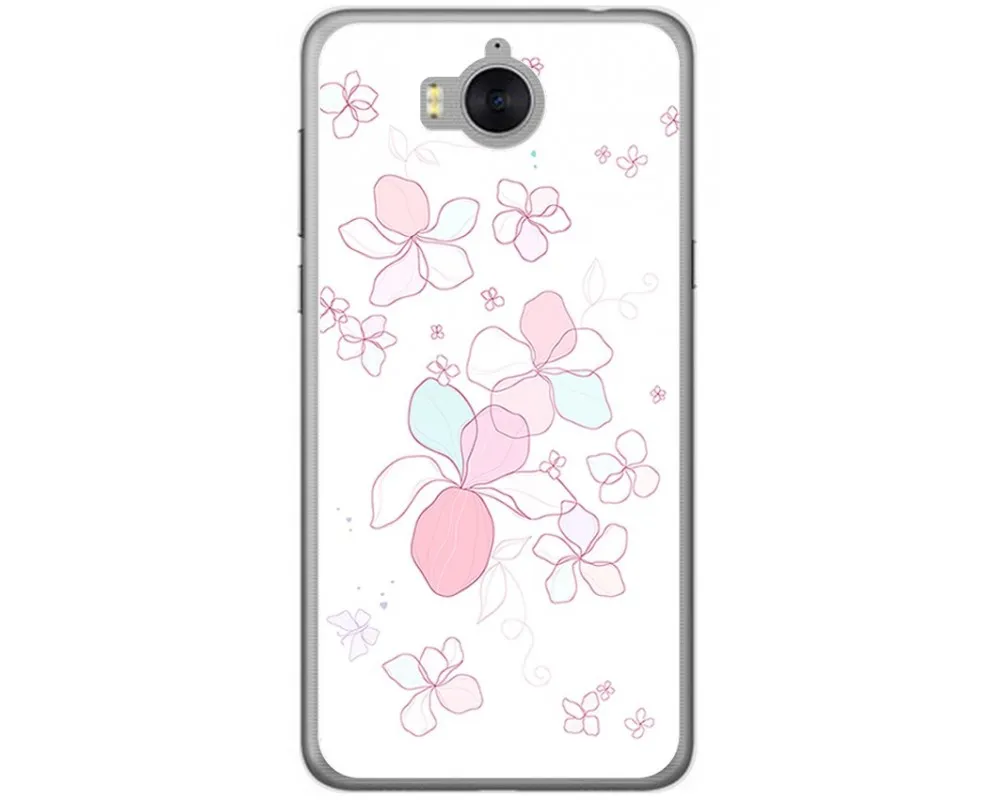Funda Gel Tpu para Huawei Y6 2017 Diseño Flores Minimal Dibujos | Miravia