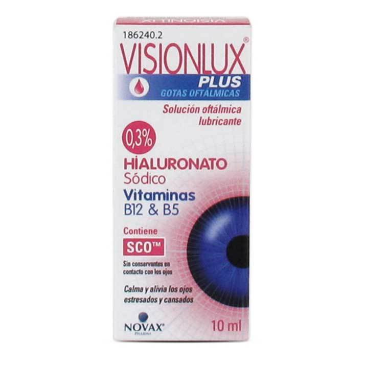 Visionlux Plus Gotas Oftalmicas 10ml para Hidratación Ocular | Miravia