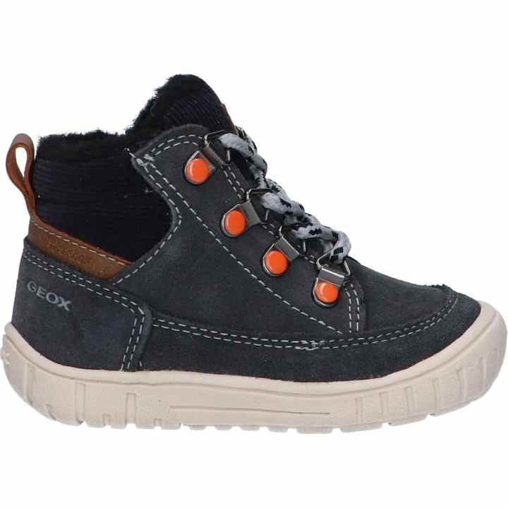 Botas de Niño y Niña GEOX B162DA 02011 B OMAR BOY WPF C0665 GREY-NAVY ...