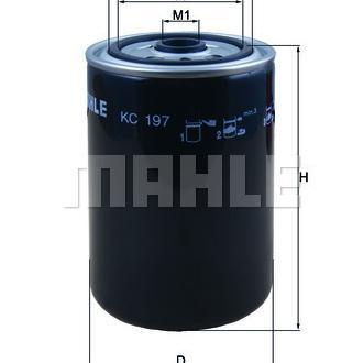 Filtro combustible KC 197 MAHLE | Miravia