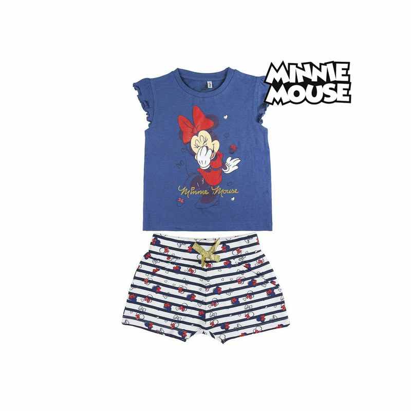 Minnie Mouse-Conjunto de Ropa Minnie Mouse Azul Blanco Azul marino 6 ...