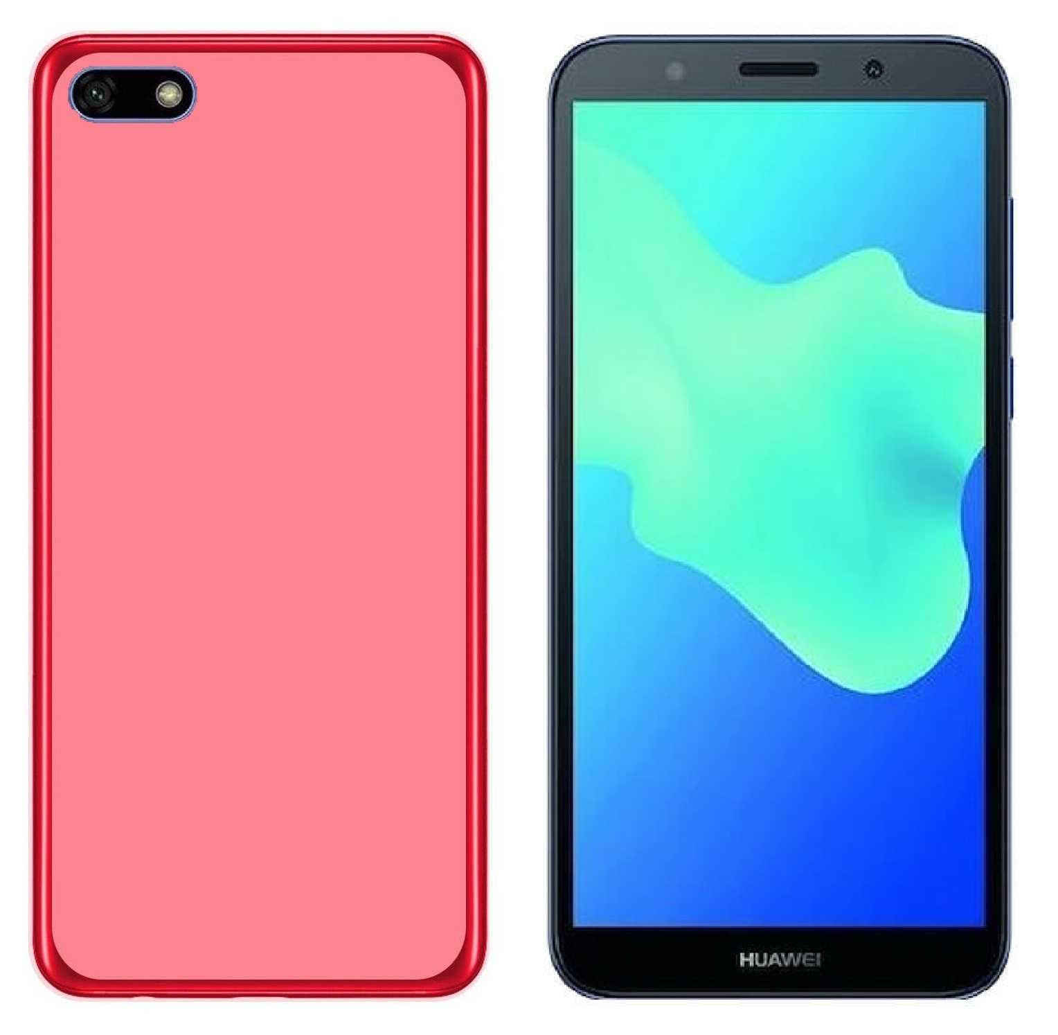 Funda TPU LISA Roja Huawei Y5 2018 / Y5 2018 PRIME (5.45) | Miravia