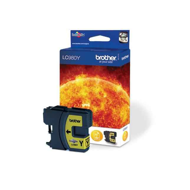 Brother lc980 amarillo cartucho de tinta original - lc980y | Miravia