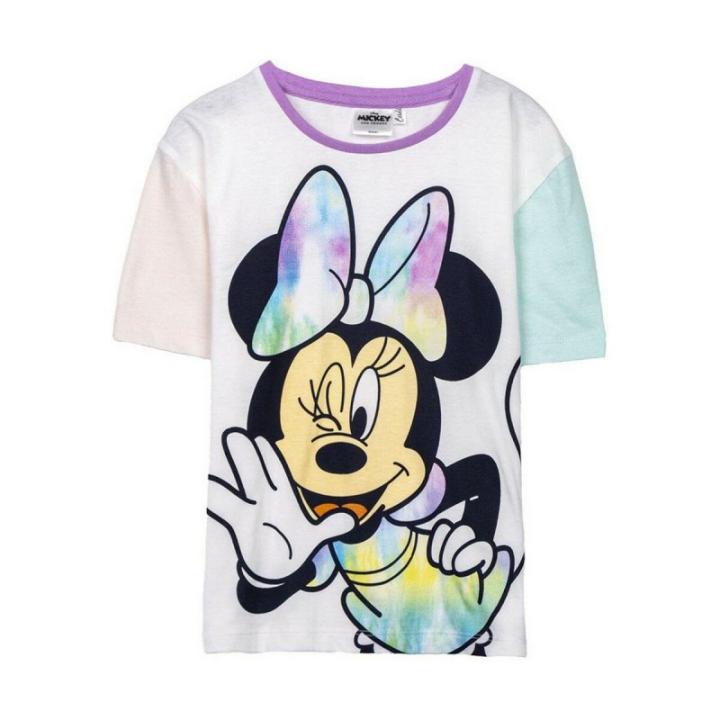 Minnie Mouse-Camiseta de Manga Corta Infantil Minnie Mouse Multicolor ...