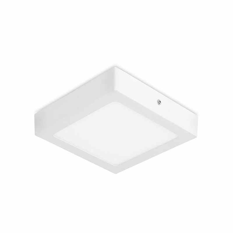 FORLIGHT Plafon Ip23 Easy Square Surface 170Mm Led 10W 4000K Blanco ...