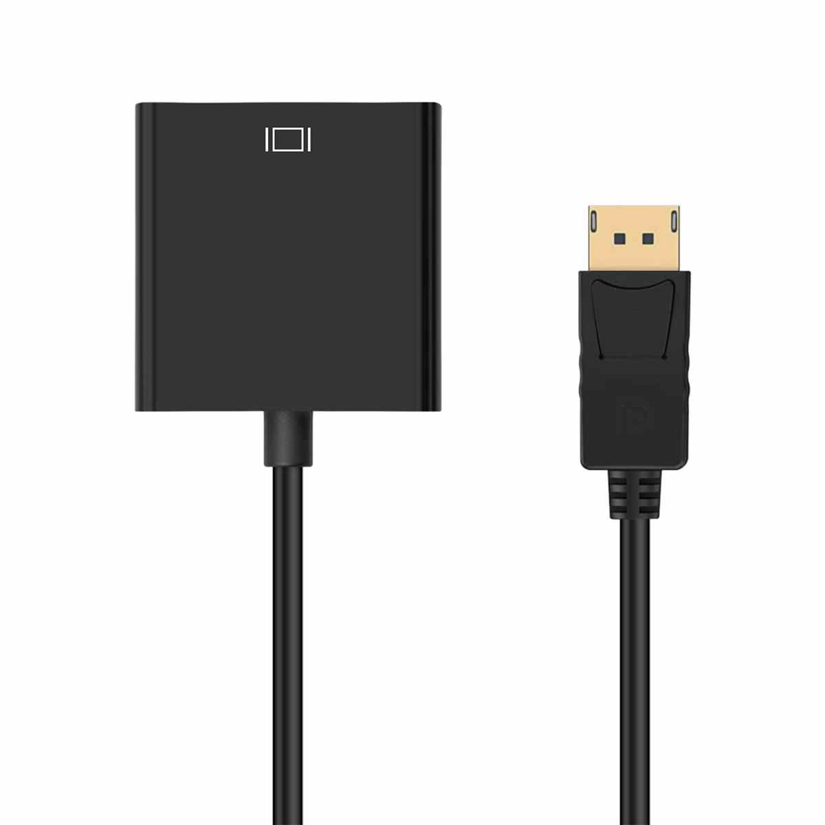 Cable adaptador DP DisplayPort, convertidor macho a VGA hembra, 1080p ...