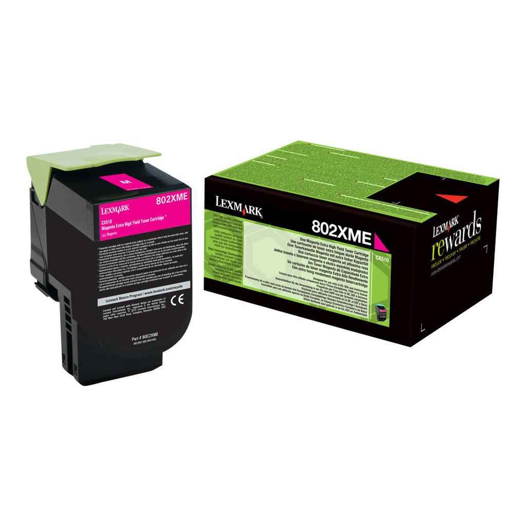 Lexmark cx510 magenta cartucho de toner original - 80c2xm0 / 80c2xme ...