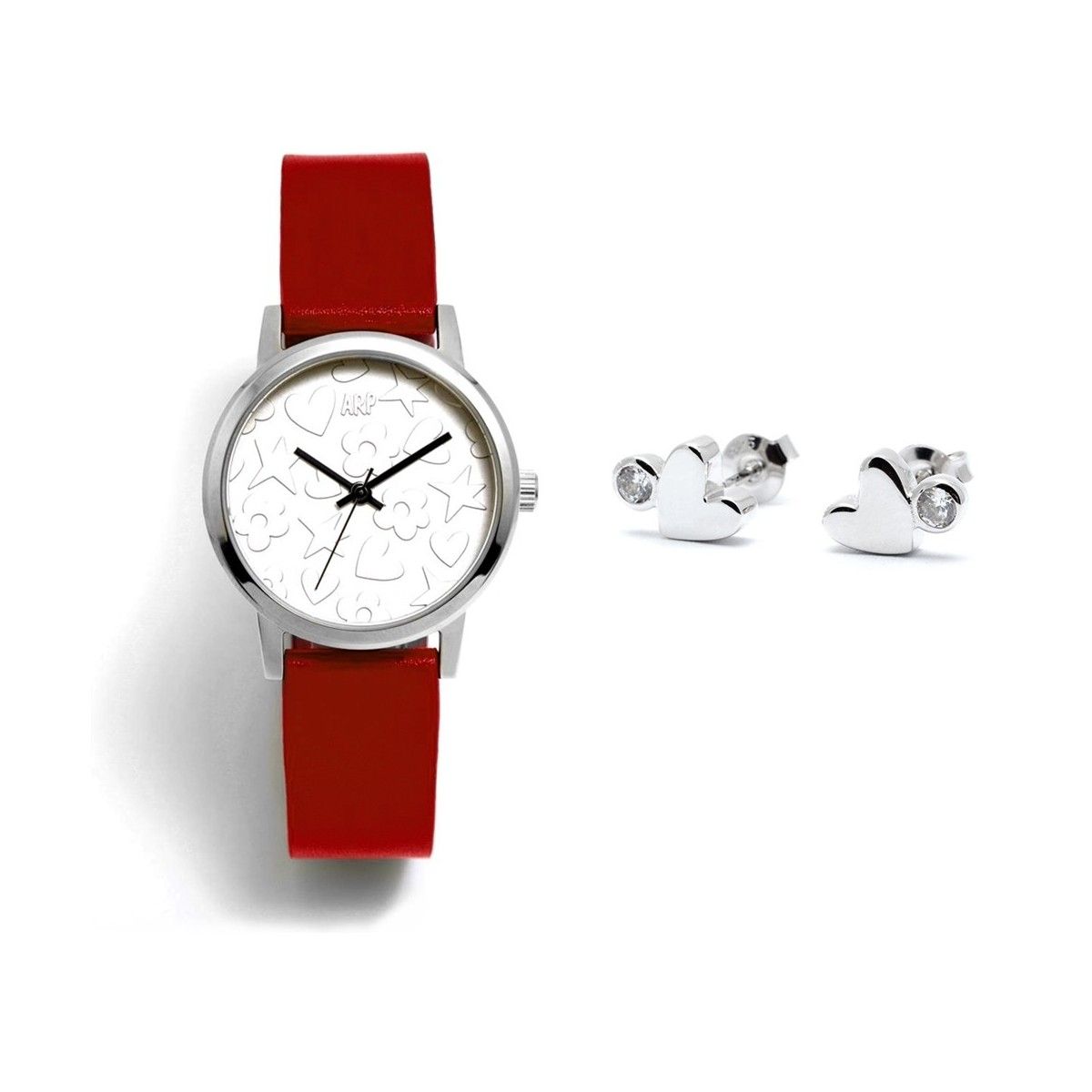 Juego Agatha Ruiz de la Prada reloj AGR286 pendientes plata Ley 925m ...