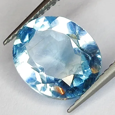 3.82ct Topacio Azul talla oval 10.8x8.9mm WhyNotGems | Miravia