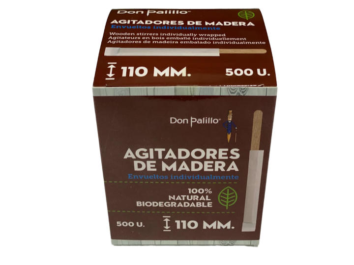 Removedor para Café 110 mm de Madera Don Palillo Envasadas ...