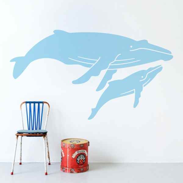 Ballenas Orientation: Normal, COLOR: TURQUESA 066, TAMAÑO cm (alto x ...