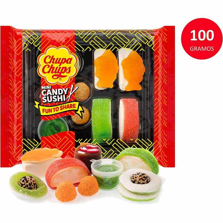 Chupa Chups Mini Candy Sushi 2 unidades de 100gr - Sushi de golosinas ...