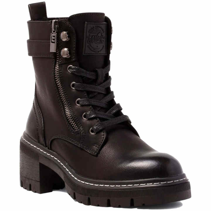 Botas marca Mustang modelo 50395 para mujer en color beig | Miravia