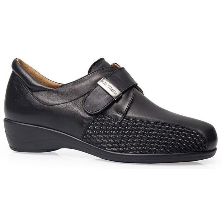 ZAPATOS CALZAMEDI STRETCH VELCRO PIEL W 0678 | Miravia