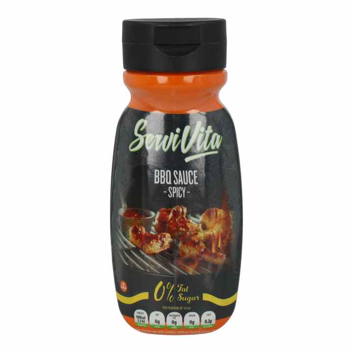SALSA ZERO barbacoa picante SERVIVITA 320 ML | Miravia