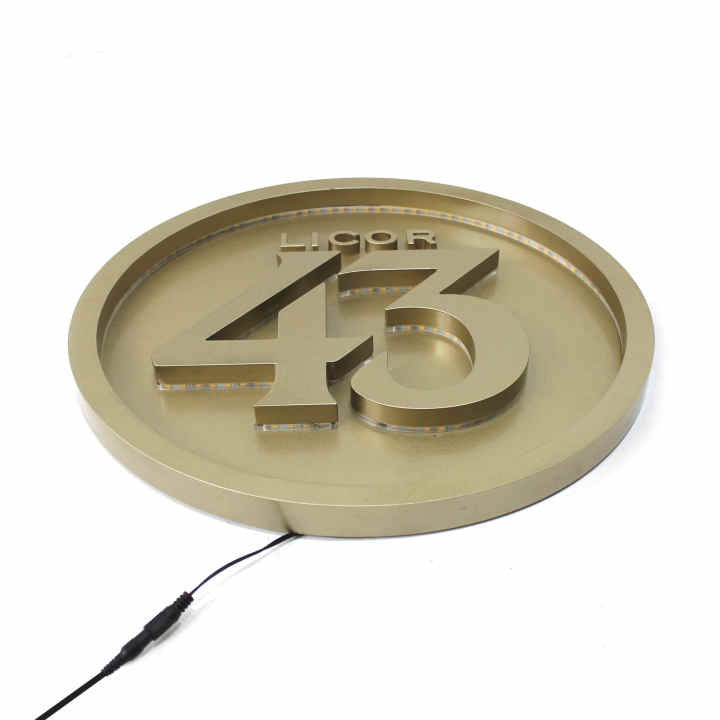 SpazioLuzio - Letrero Luminoso Licor 43 LED 42cm | Miravia