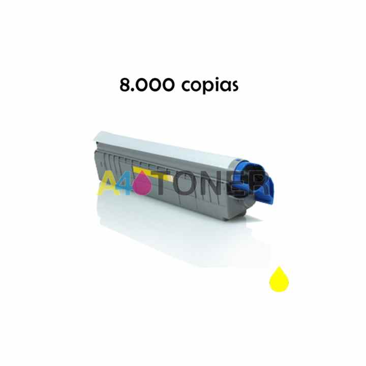 Toner OKI C810 / C830 amarillo alternativo, compatible al toner ...