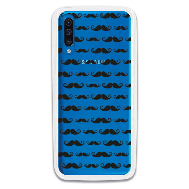 Funda compatible con Samsung Galaxy A70 - Pattern Bigote | Miravia