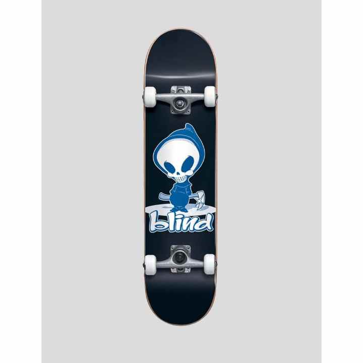 SKATE COMPLETO BLIND BITMAP REAPER FP SOFT WHEELS COMPLETE 7.625" BLUE ...