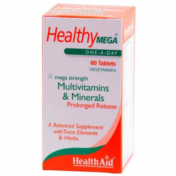 Healthy Mega Multivitaminas y Minerales 60caps Health Aid | Miravia
