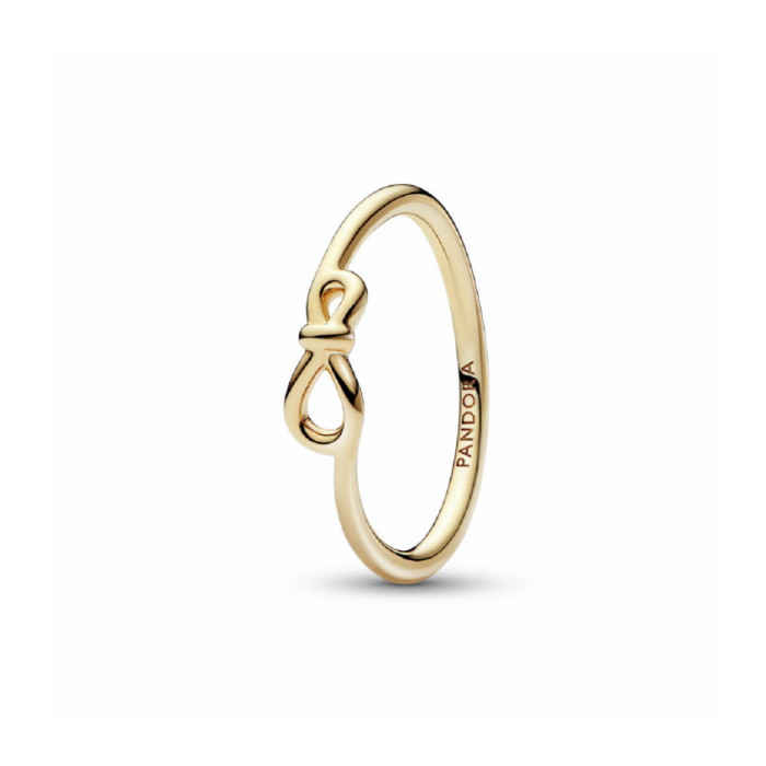 Anillo Pandora Baño Oro Nudo Infinito - 168898C00 | Miravia