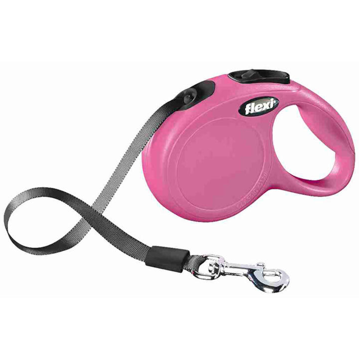 flexi New CLASSIC, Cinta enrollable, XS, 3 m, Rosa | Miravia