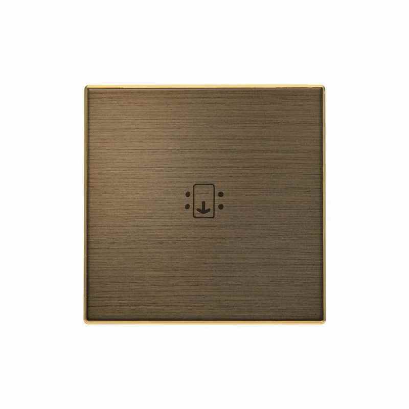 Tecla interruptor temporizado tarjeta oro envejecido Niessen Sky 8514 OE | Miravia