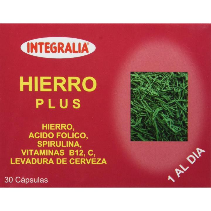 Integralia Hierro Plus 30 Cápsulas | Miravia