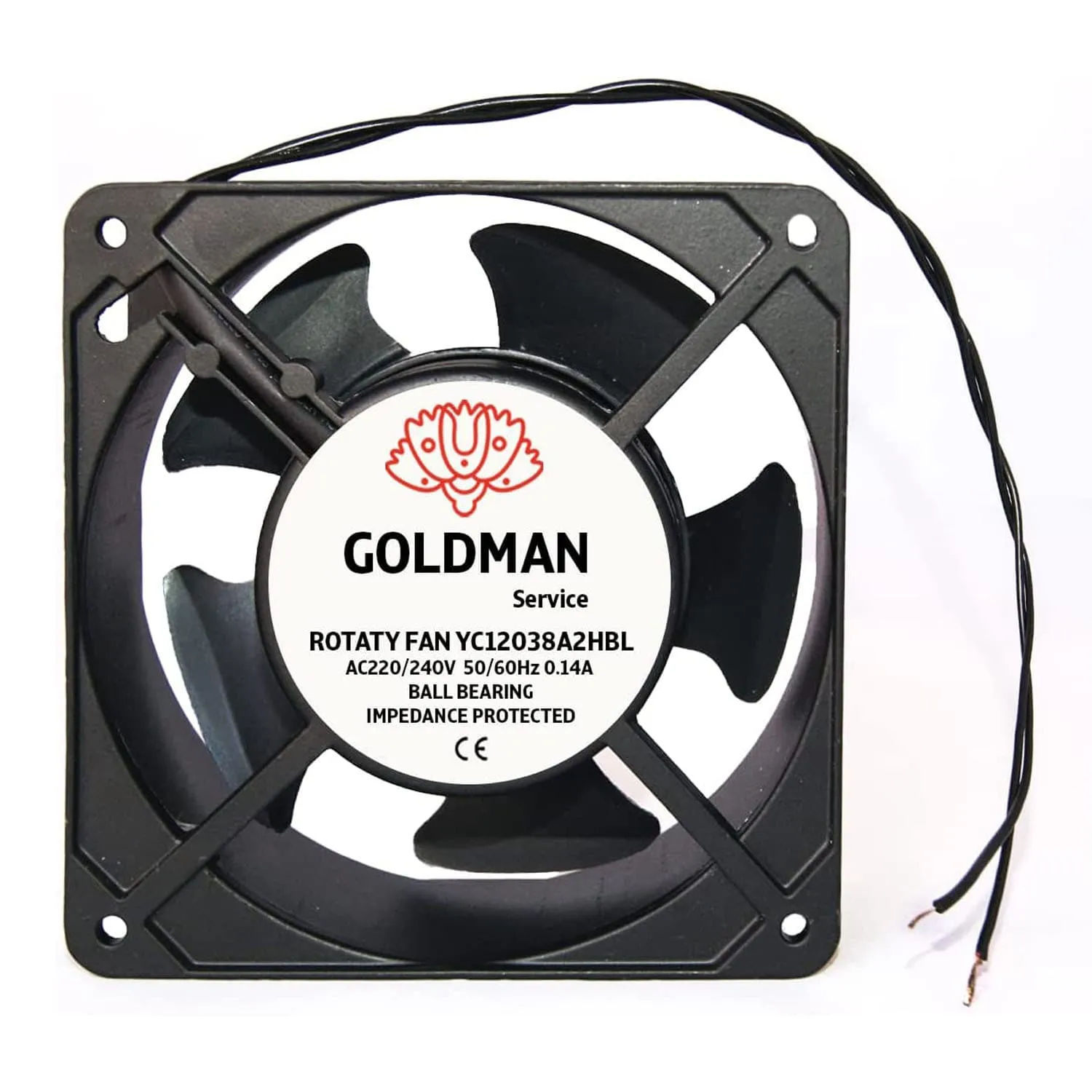 Ventilador fan Axial de refrigeración 120 x 120 x 38 mm GOLDMAN SERVICE ...
