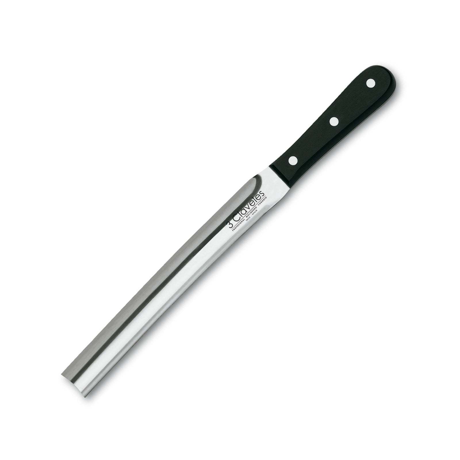 3 Claveles Uniblock - Cuchillo Gubia Profesional 23 cm Acero Inoxidable ...
