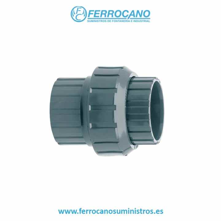 UNION ENLACE PVC PRESION 3 PIEZAS ENCOLAR | Miravia