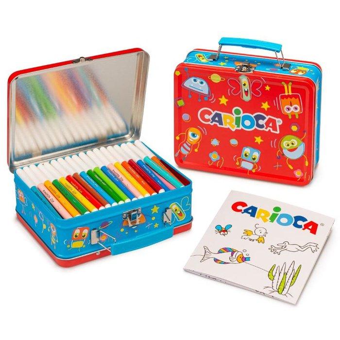 UNIVERSAL ROTULADOR CARIOCA COLOR KIT 100 COLORES SURTIDOS + ALBUM KIT ...