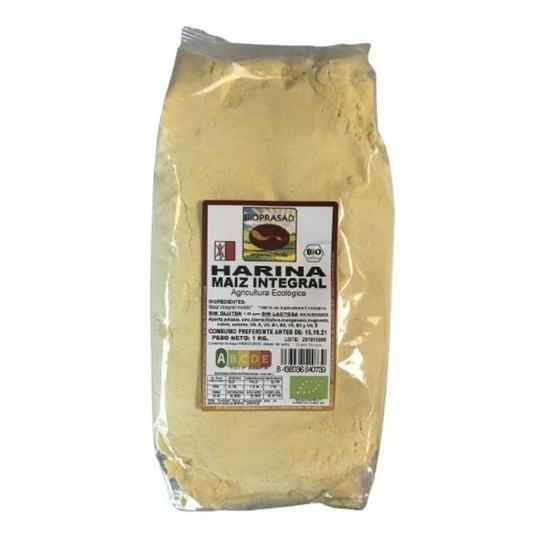 Harina de Maiz Integral Sin Gluten Bio 1kg Prasad - Aporta Nutrientes ...