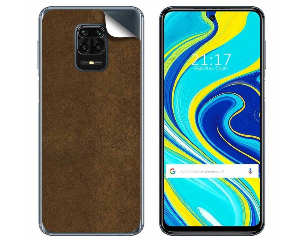 Pegatina Vinilo Autoadhesiva Textura Piel para Xiaomi Redmi Note 9S ...
