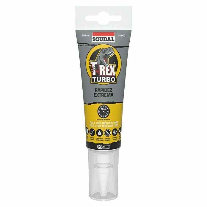 Soudal - Adhesivo de montaje T-REX TURBO 125ml. blanco | Miravia