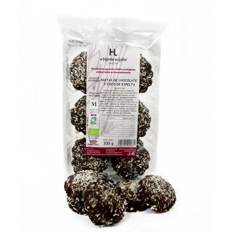 Pastas de espelta con chocolate y coco Eco - El Horno de Leña | Miravia