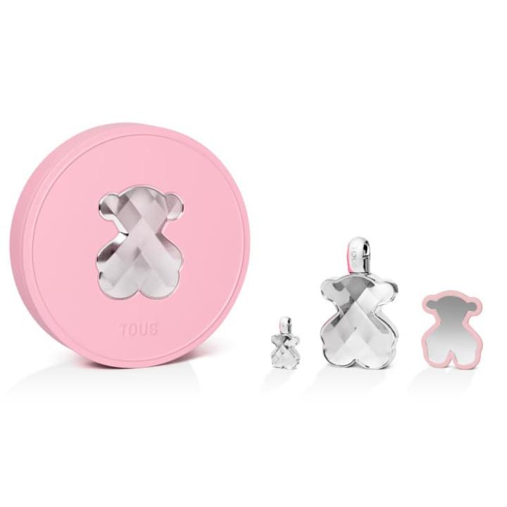 TOUS - Set Love Me Silver EDP 90ml + Mini 4.5 + Espejo | Miravia