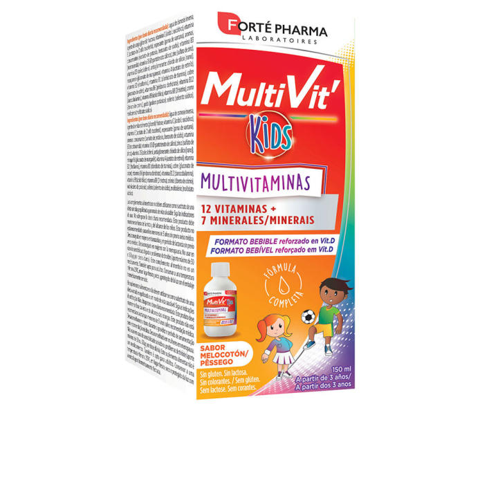 Forté Pharma | MULTIVIT KIDS bebible #melocotón 150 ml | Bebé y Niños ...