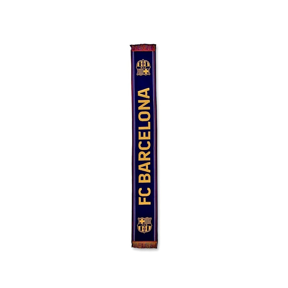 Bufanda FC Barcelona 2022-23 tela escudo logo tejidos fondo blaugrana ...