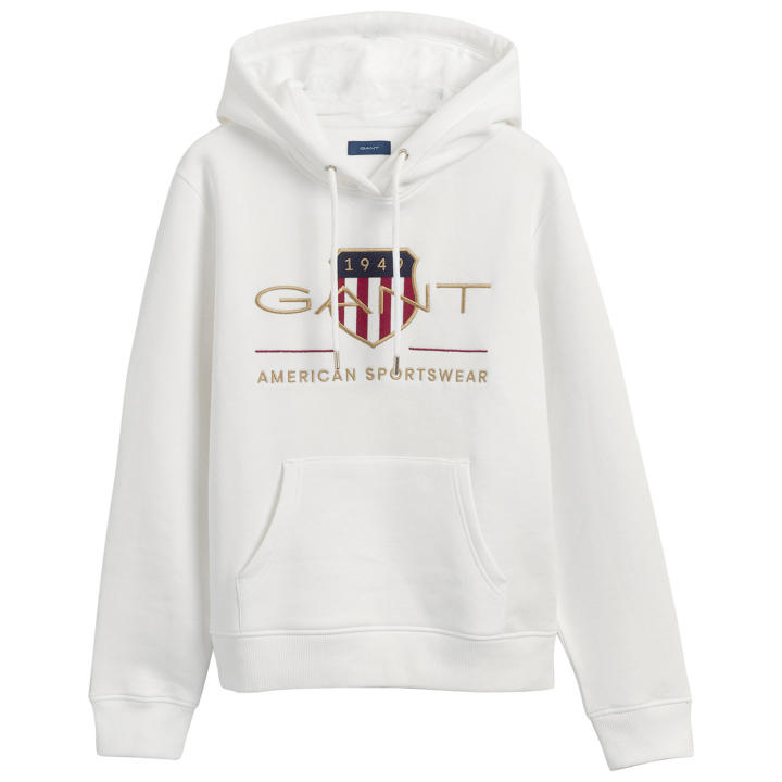GANT Ladies Hoodie - Archive Shield Sweat Hoodie, sudadera con capucha ...