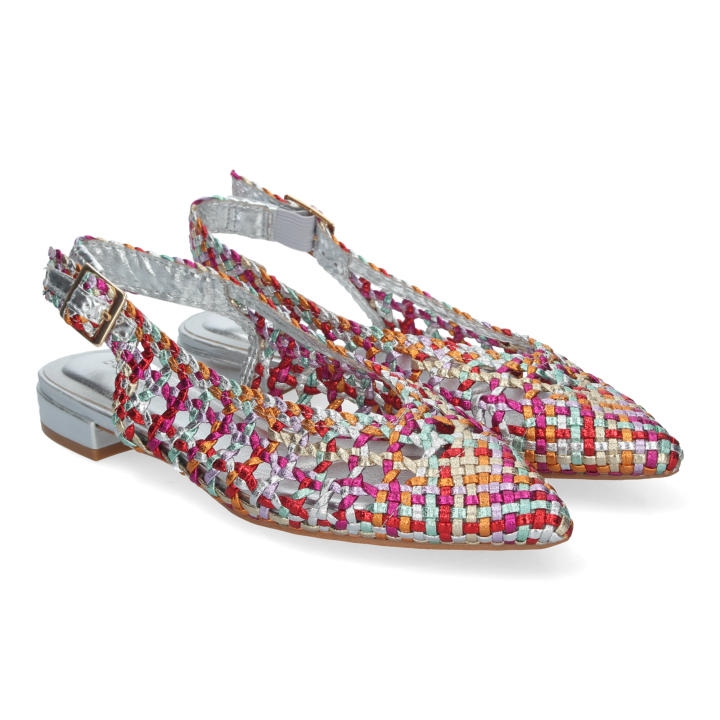 Davinia Shoes Zapato Plano de Mujer, Comodo, Estilo Salon, de Punta ...