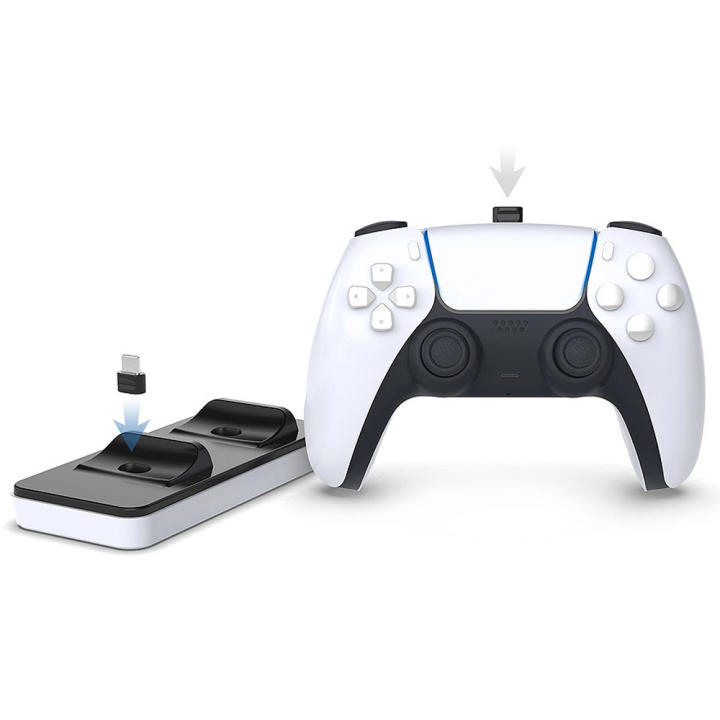 Base de carga COMPATIBLE con mando Playstation 5 Dualsense cargador de ...