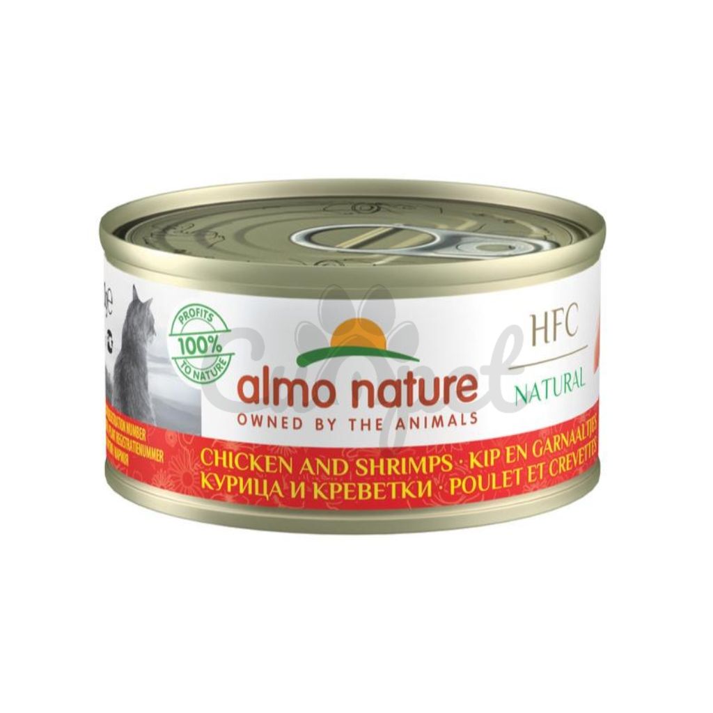ALMO NATURE - HFC (Natural) - Pollo y Camarones (70 gr) - Alimento ...